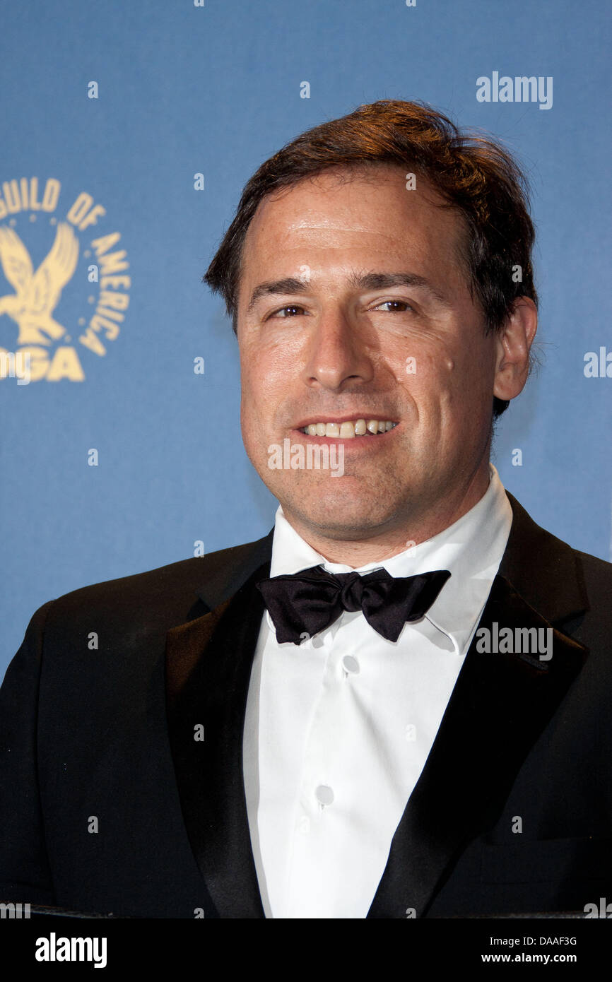 Director David O. Russell poses for pictures in the press room of the ...