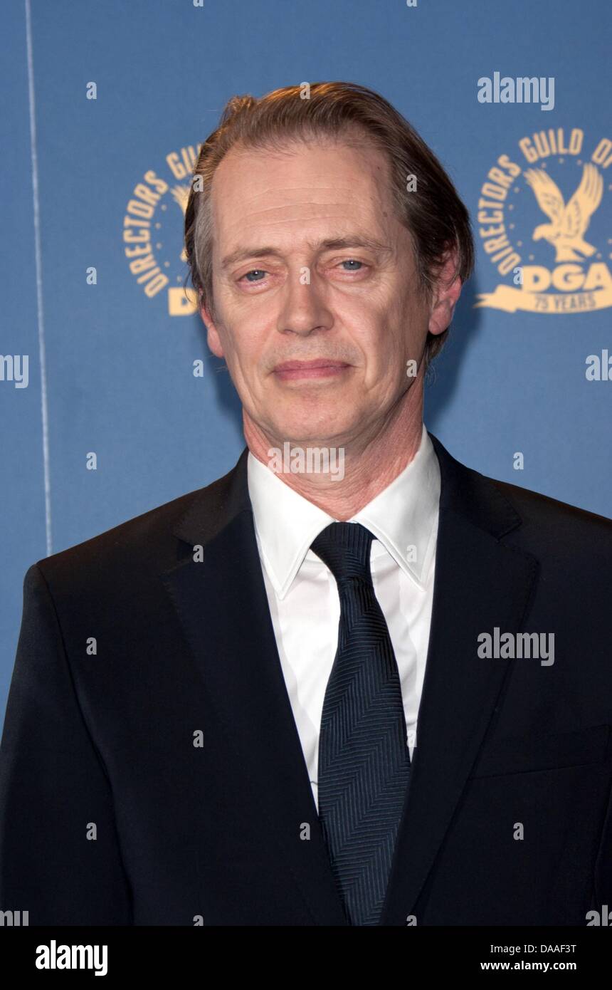 Actor Steve Buscemi poses for pictures in the press room of the 63rd ...