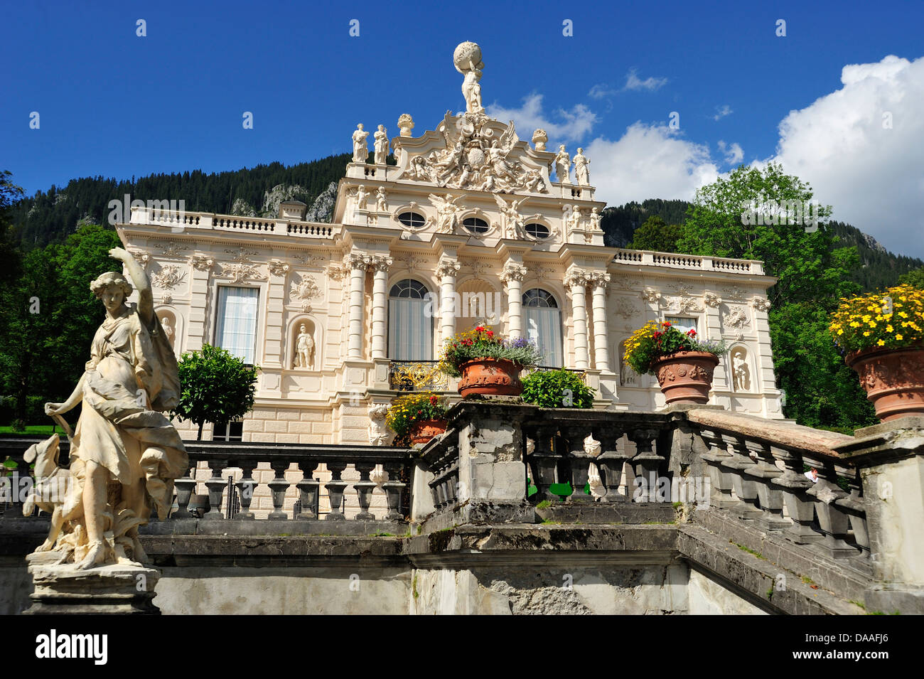 architecture, Bavaria, Bavarian, castle, Germany, Garmisch ...