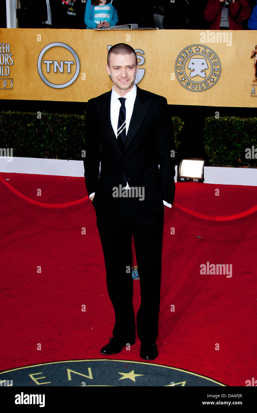 US pop musician and actor Justin Timberlake arrives for the 17th Annual ...