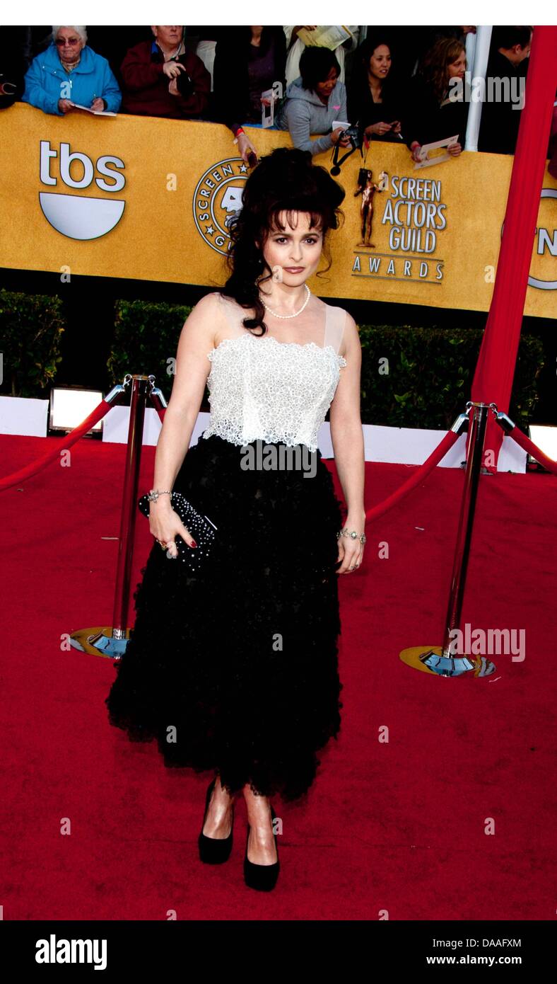 British actress Helena Bonham Carter arrives for the 17th Annual Screen ...