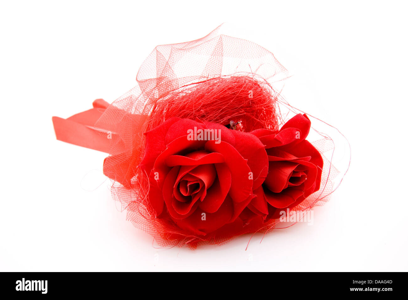 Red roses with loop Stock Photo - Alamy