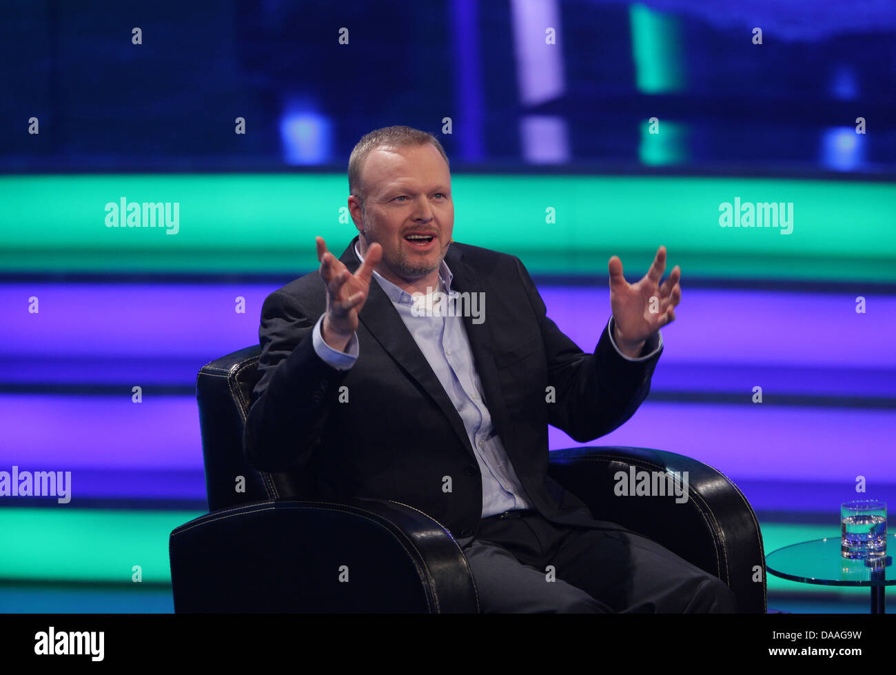 German singer Lena Meyer-Landrut performs a song at TV show 'Our Song ...