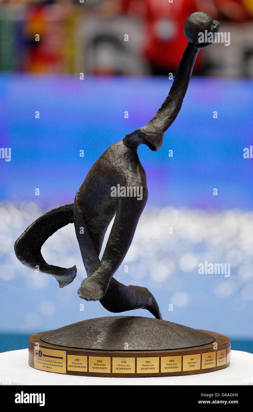 The trophy during the final of the Men's Handball World Championship ...