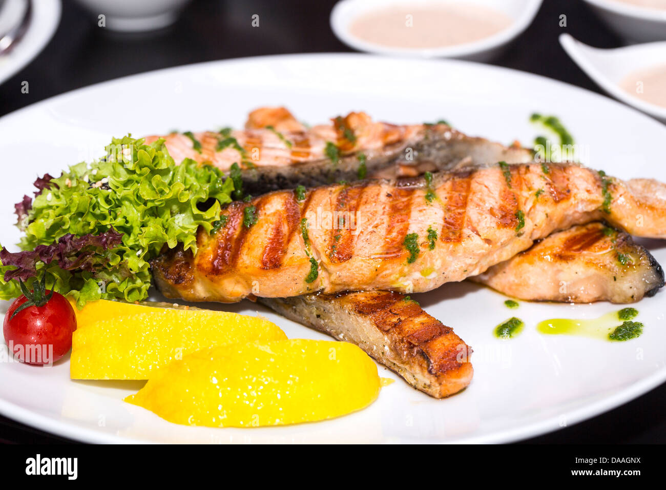 Catfish steak cooking on the grill Stock Photo - Alamy Catfish steak cooking on the grill Stock Photo - Alamy