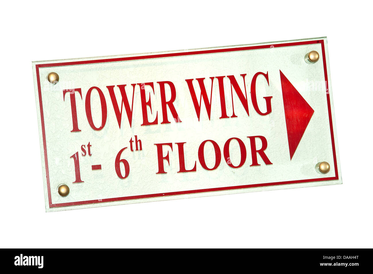 For the other side of the building go this way Stock Photo - Alamy