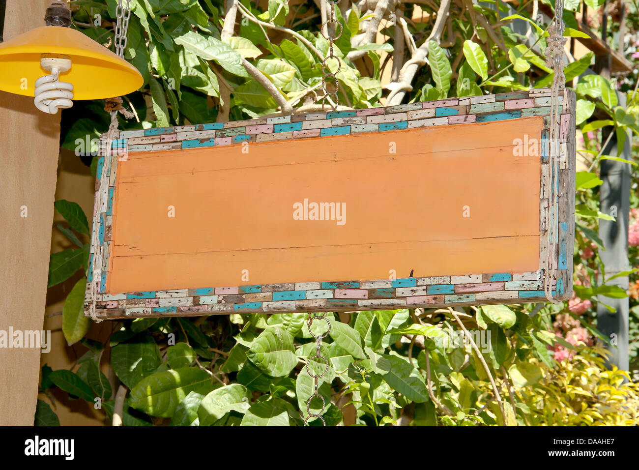 Hang name plate for your name stores Stock Photo - Alamy