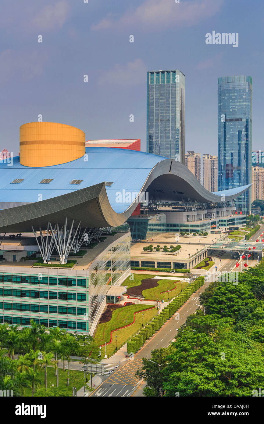 China, Shenzhen, City, Asia, Downtown, Civic Center, architecture, big ...