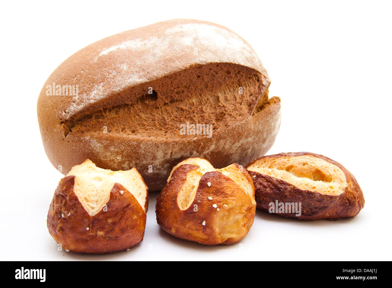 Lye bread roll hi-res stock photography and images - Alamy