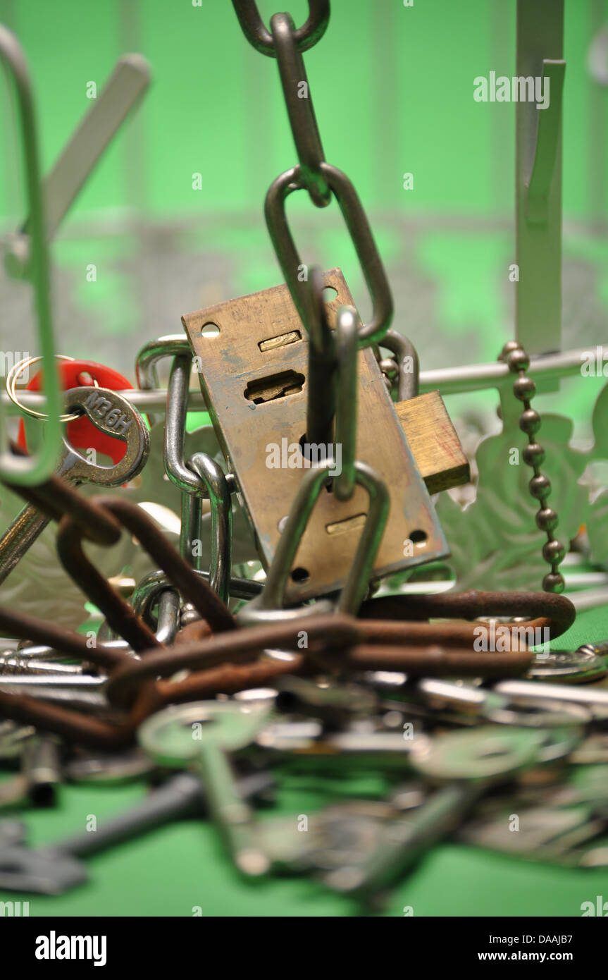 Lock and keys Stock Photo - Alamy