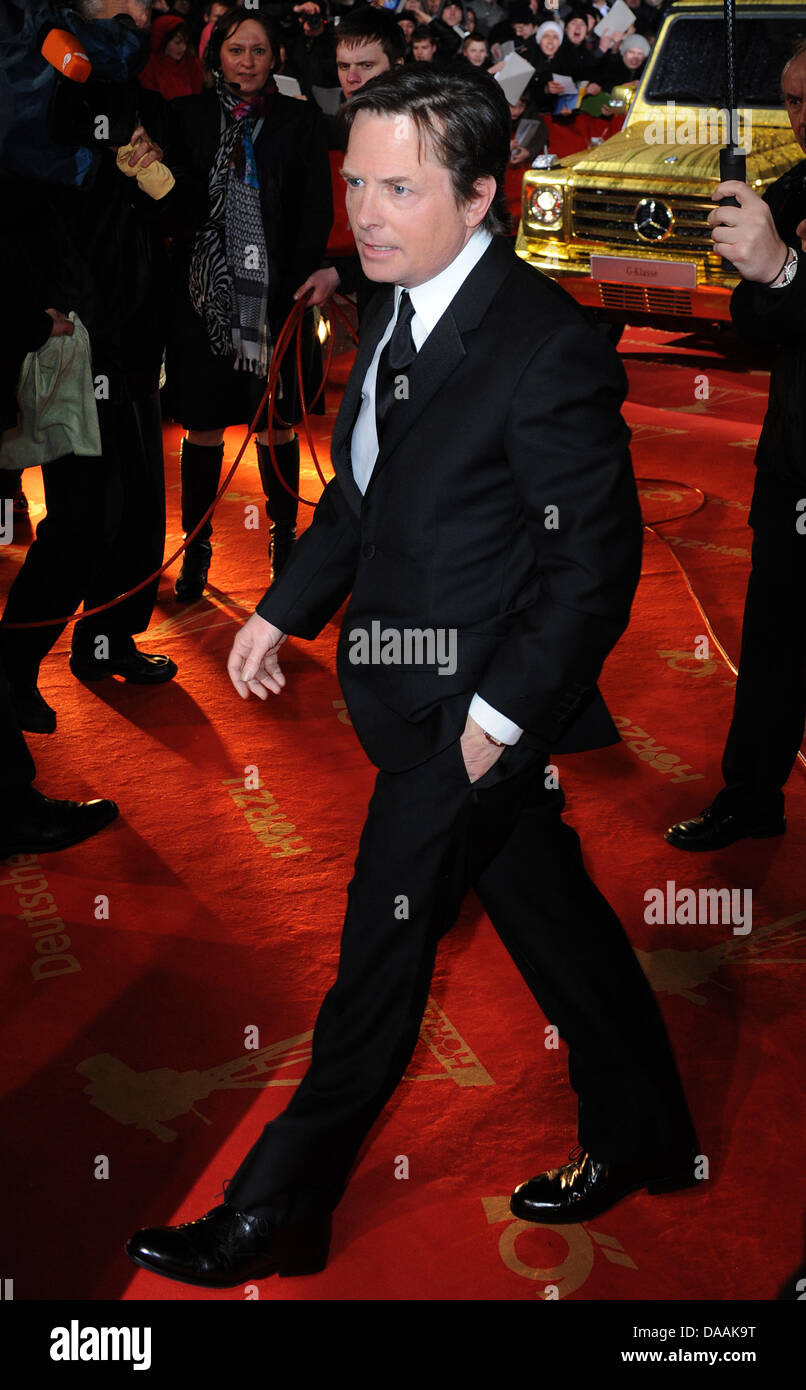Canadian born actor Michael J. Fox arrives for 46th Golden Camera award ...