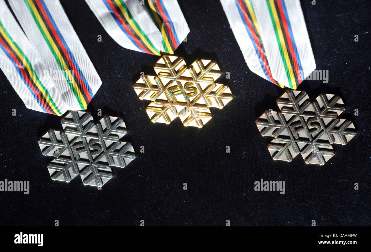 Gold silver bronze medals from hi-res stock photography and images - Alamy