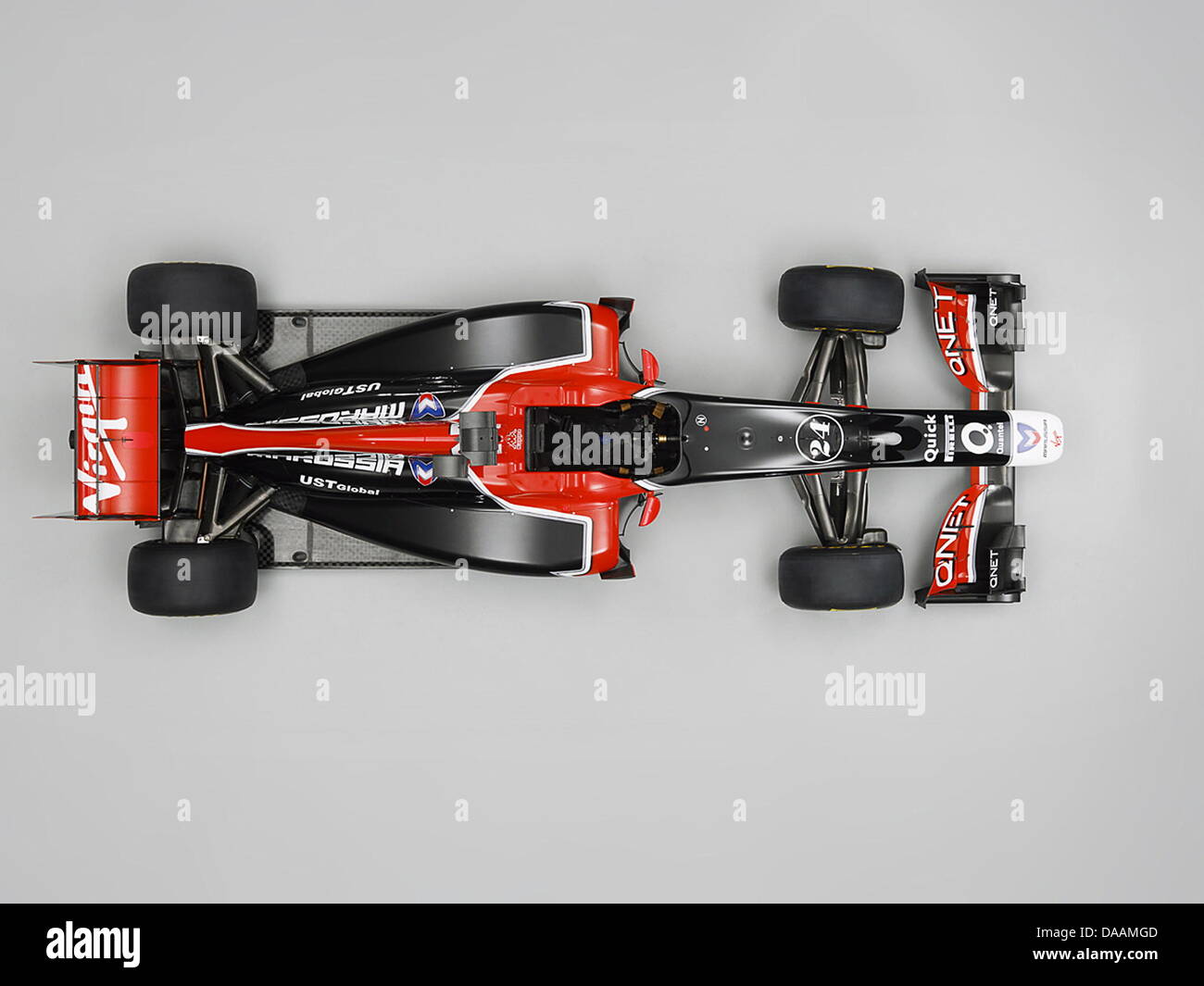 An undated Marussia Virgin Racing handout picture shows the new MVR-02 ...