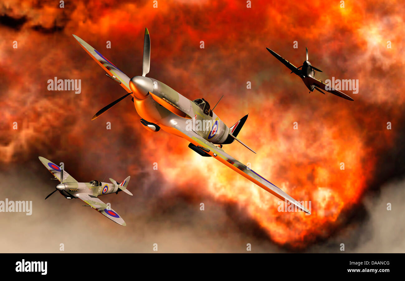 Spitfires hi-res stock photography and images - Alamy