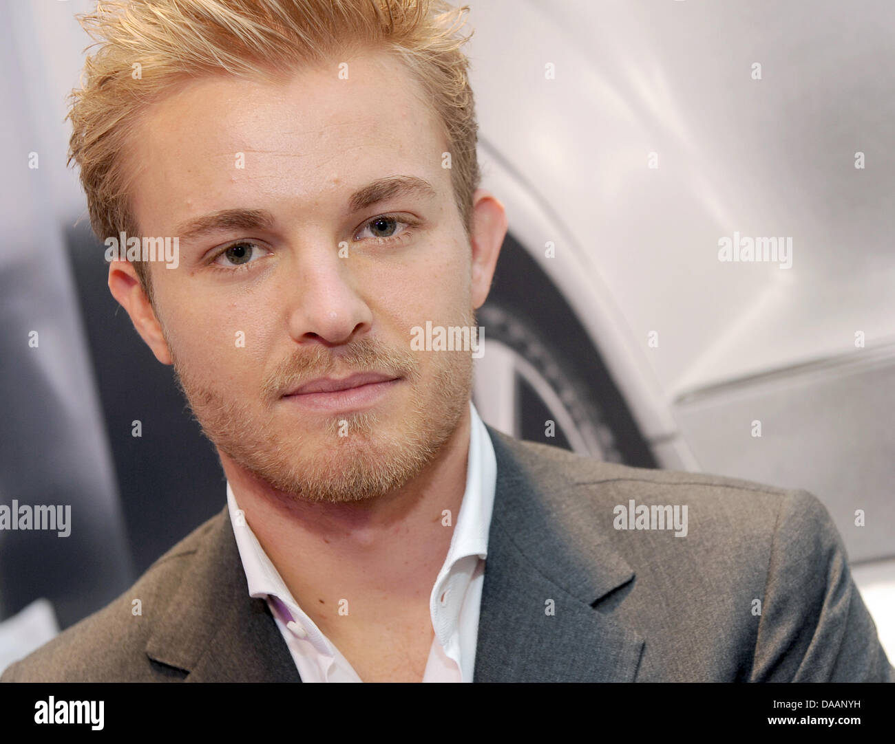 German Formula One driver Nico Rosberg of Mercedes GP attends the ...