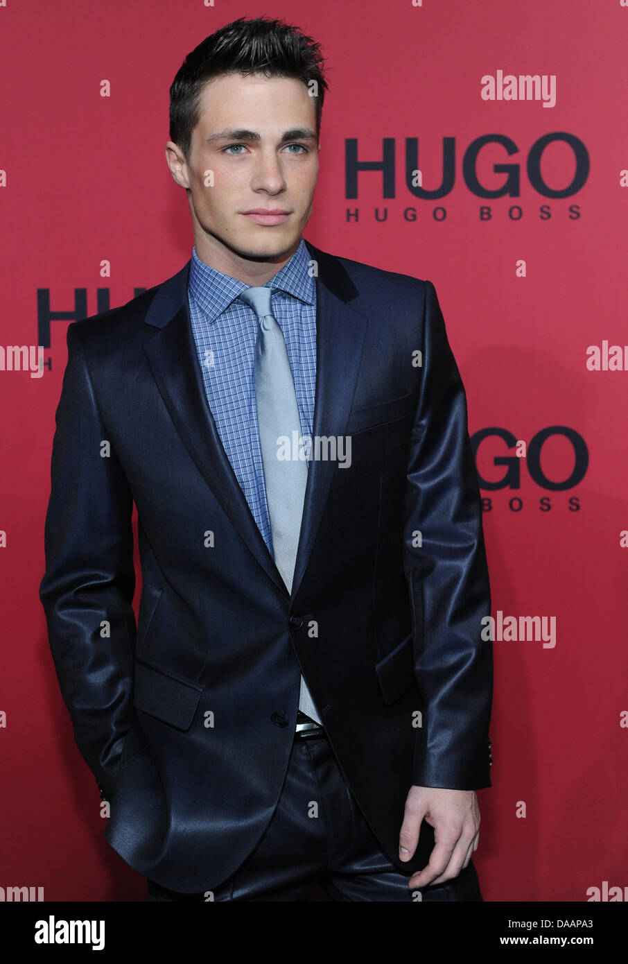 US actor arrives for Hugo by Hugo Boss fashion show during the Mercedes ...