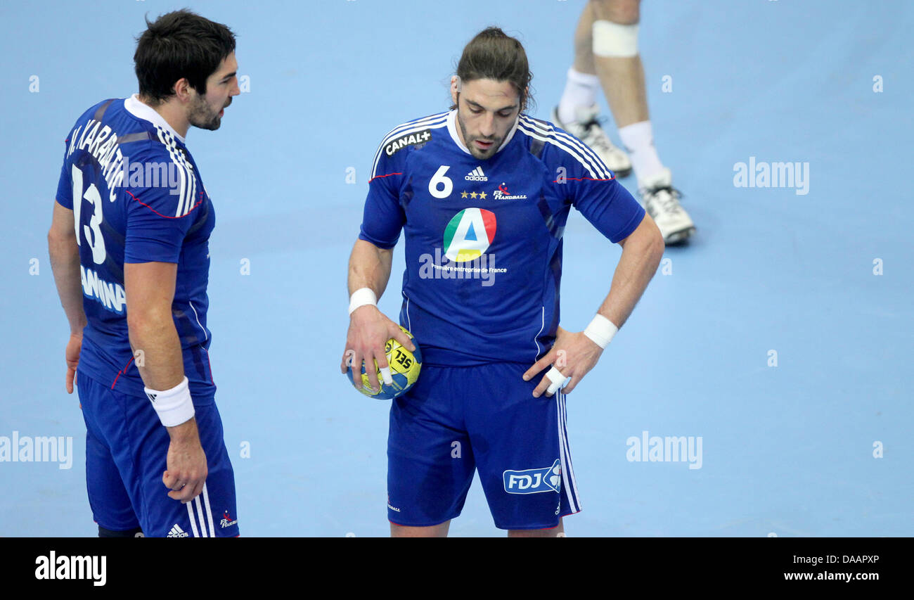 Nikola karabatic bertrand gille france hi-res stock photography and ...