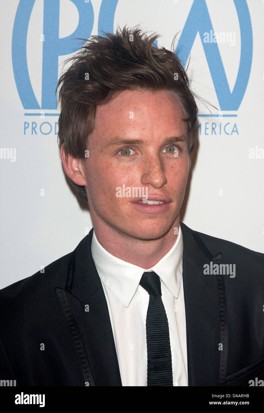British actor Eddie Redmayne arrives for the 22nd Annual Producer's ...