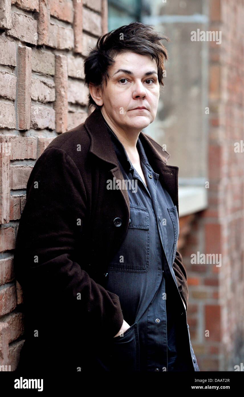 A picture taken on 22 January shows German singer Christiane Roesinger ...