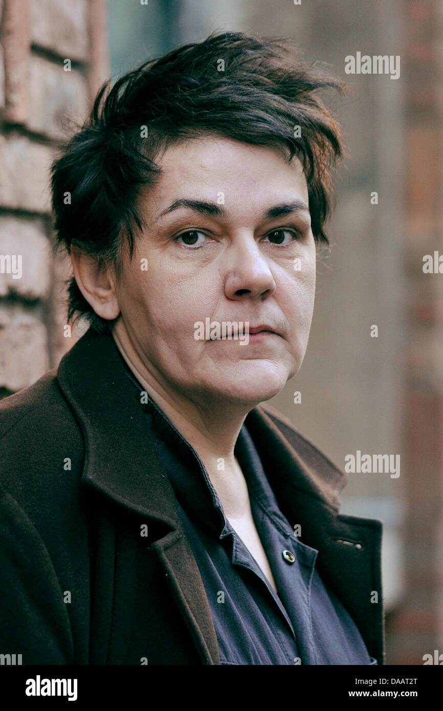 A picture taken on 22 January shows German singer Christiane Roesinger ...