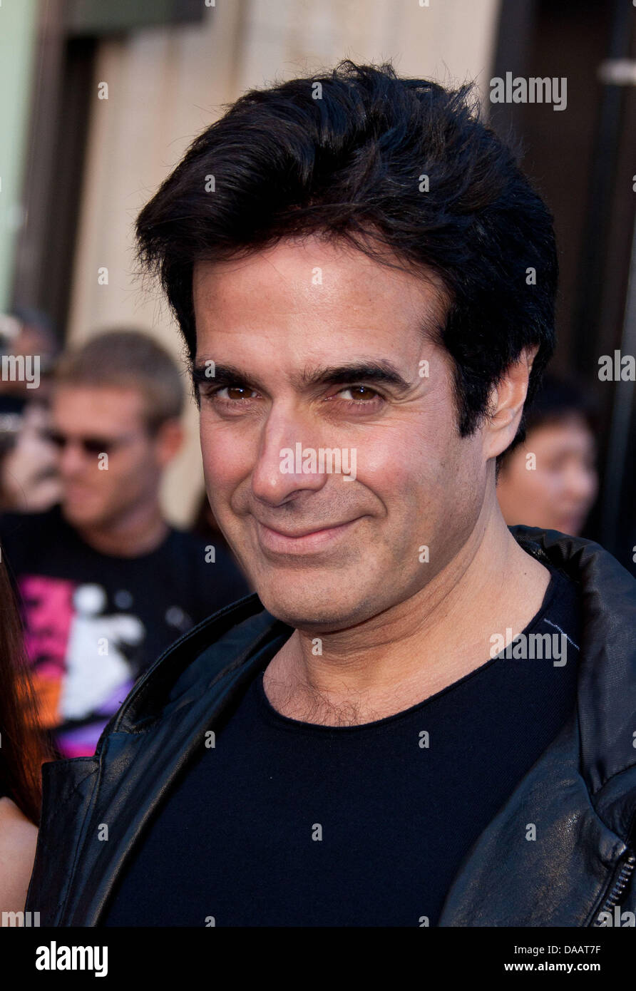 US illusionist David Copperfield arrives for the world premiere of the ...