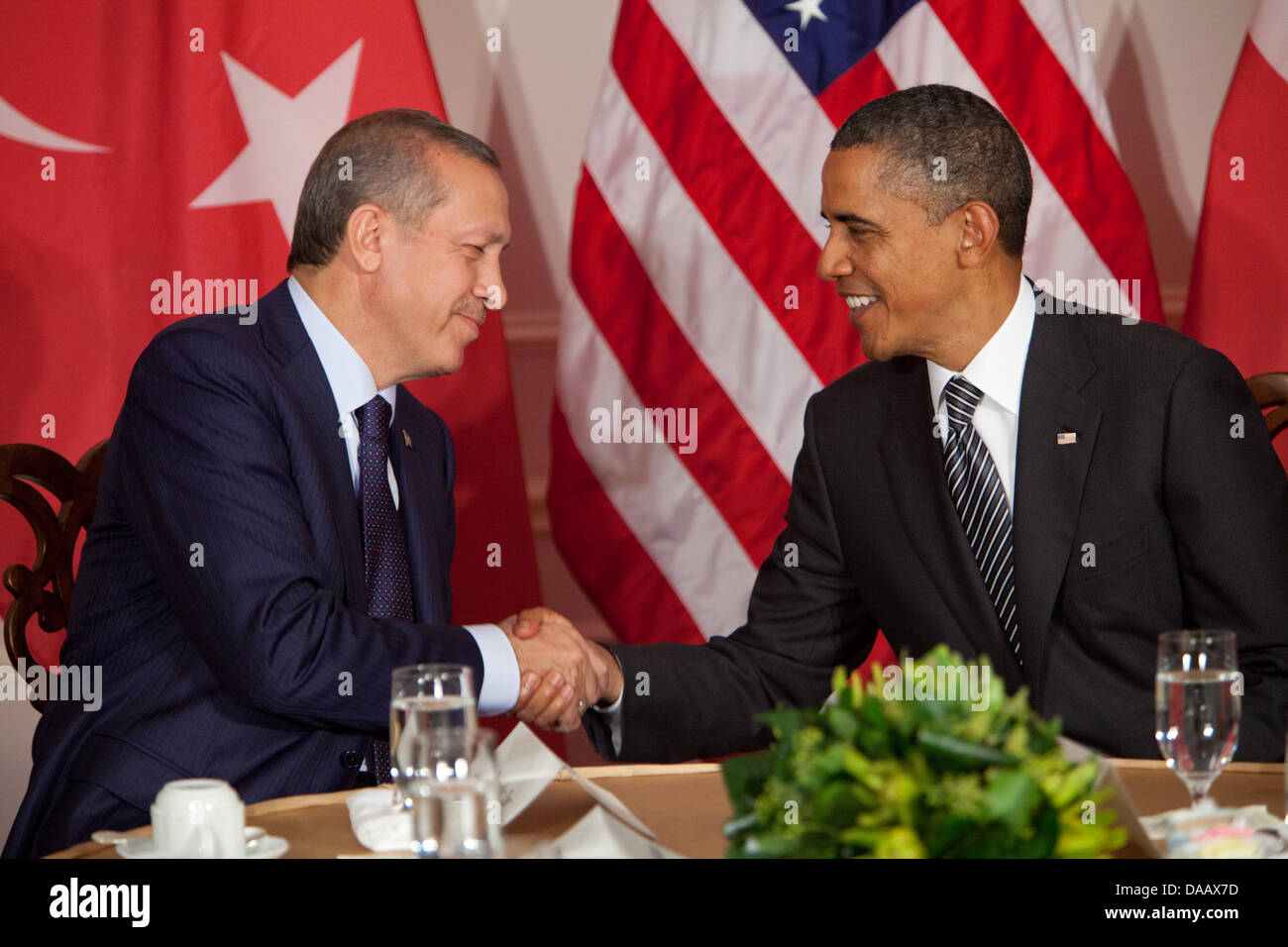 Barack obama erdogan turkey hi-res stock photography and images - Alamy