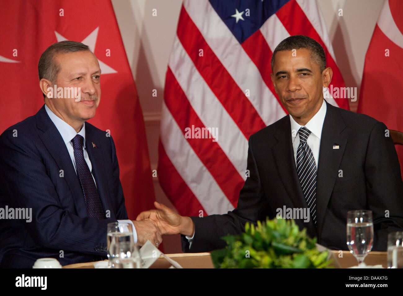 Barack obama erdogan turkey hi-res stock photography and images - Alamy