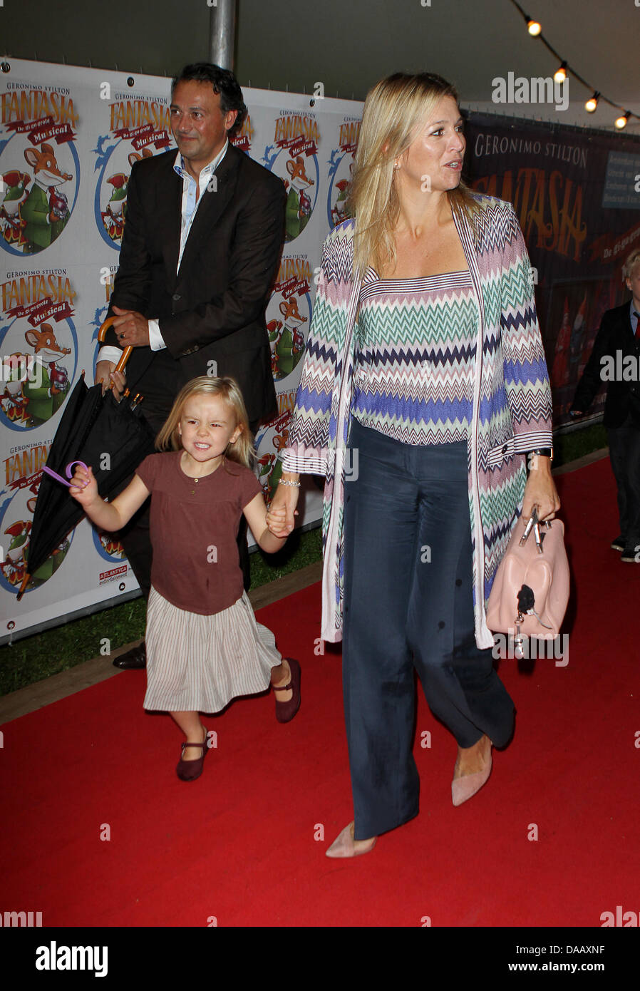 Princess Maxima (R) and Princess Ariane of The Netherlands attend the ...