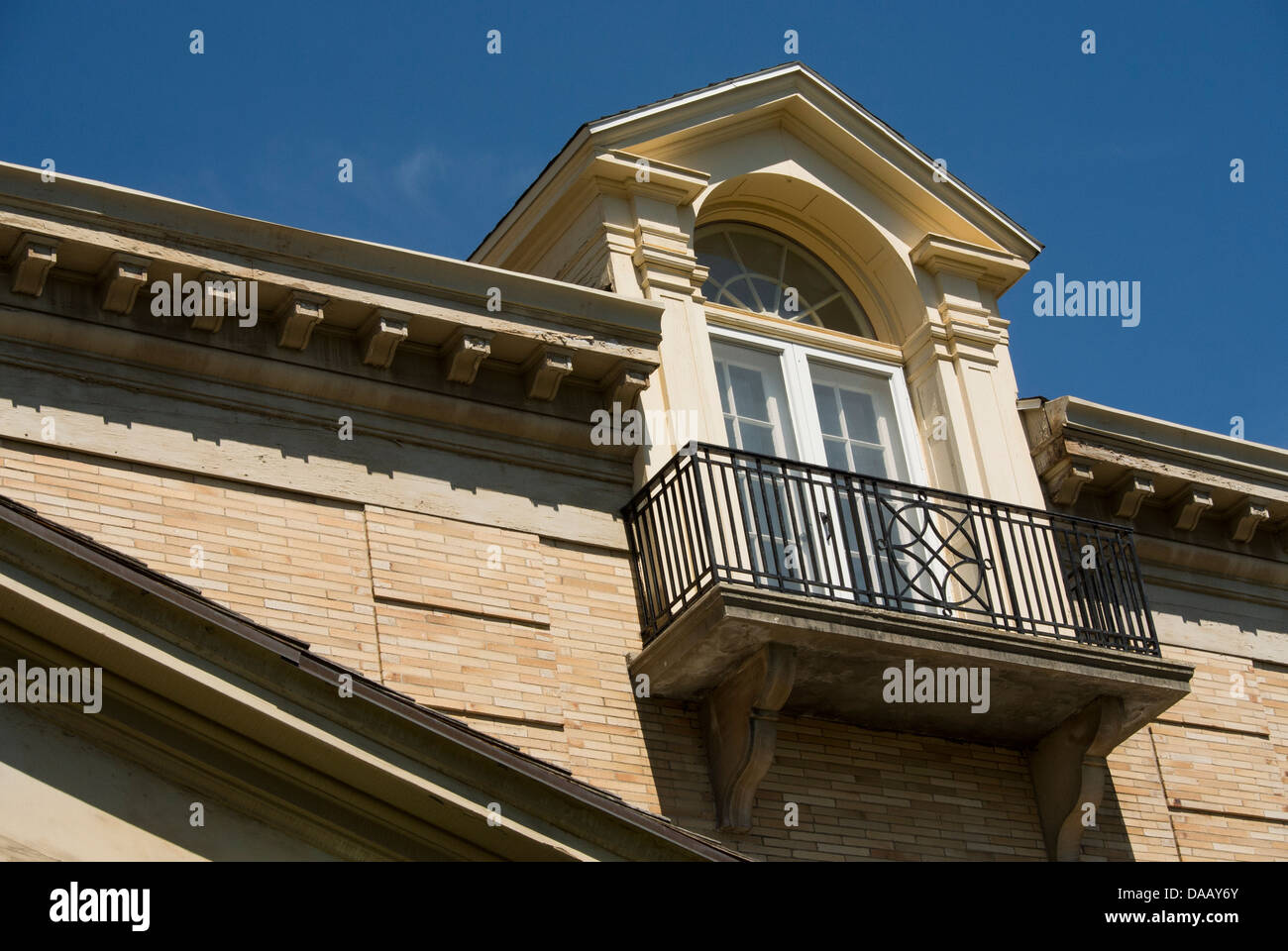 Architectural detail of George Eastman House, Rochester NY USA Stock ...