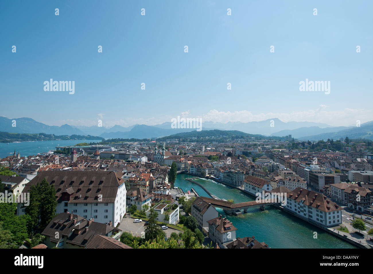 Luzern city overview hi-res stock photography and images - Alamy