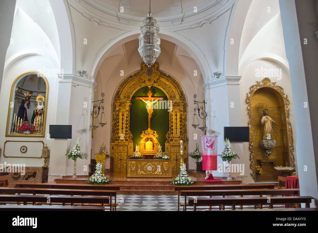 Church of El Salvador, Balcon de Europa, Nerja, Malaga, La Axarquia ...