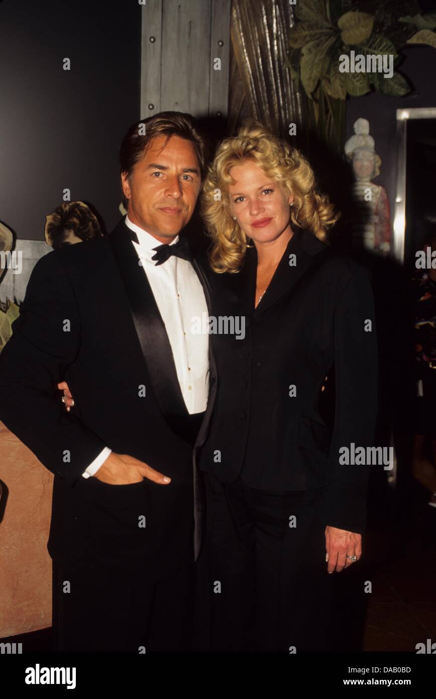 DON JOHNSON with Melanie Griffith host Planet Hollywood reception for ...