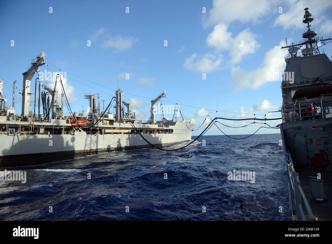 The henry kaiser class fleet replenishment oiler usns yukon t ao hi-res ...
