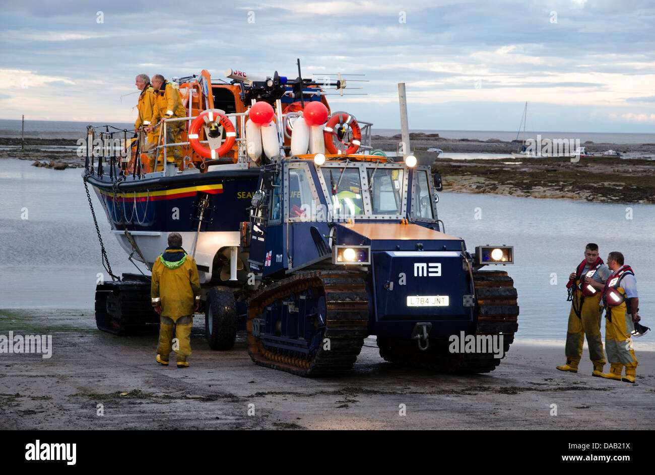 RNLI seahouses lifeboat grace darling recovered from sea following ...