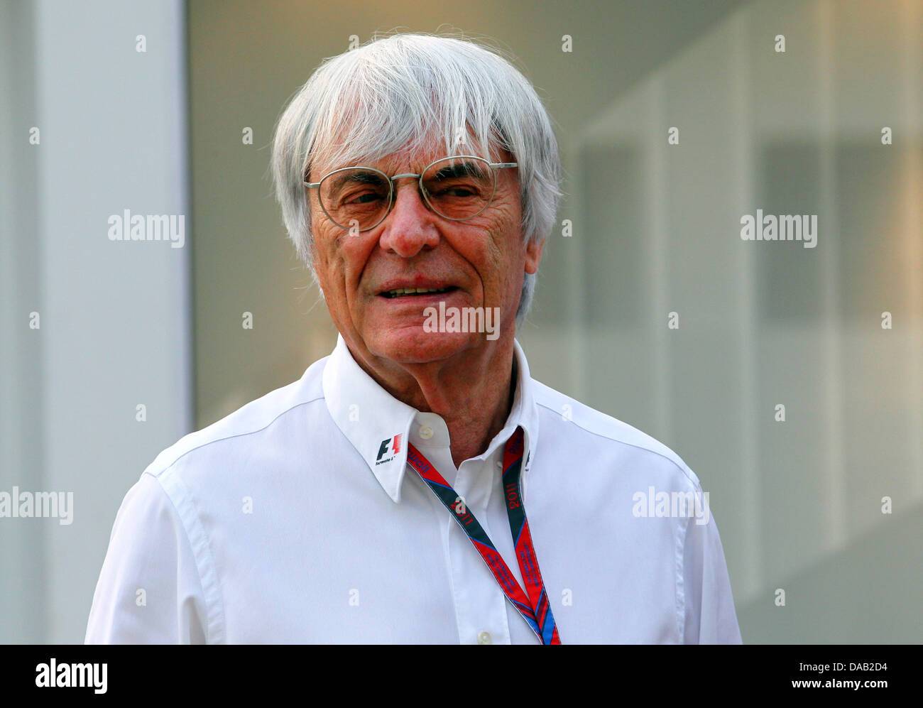 F1 Boss Bernie Ecclestone from Great Britain seen before the third ...