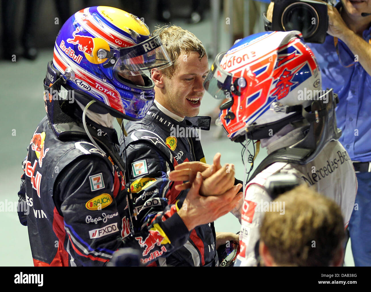 Sebastian vettel and mark webber 2011 hi-res stock photography and ...