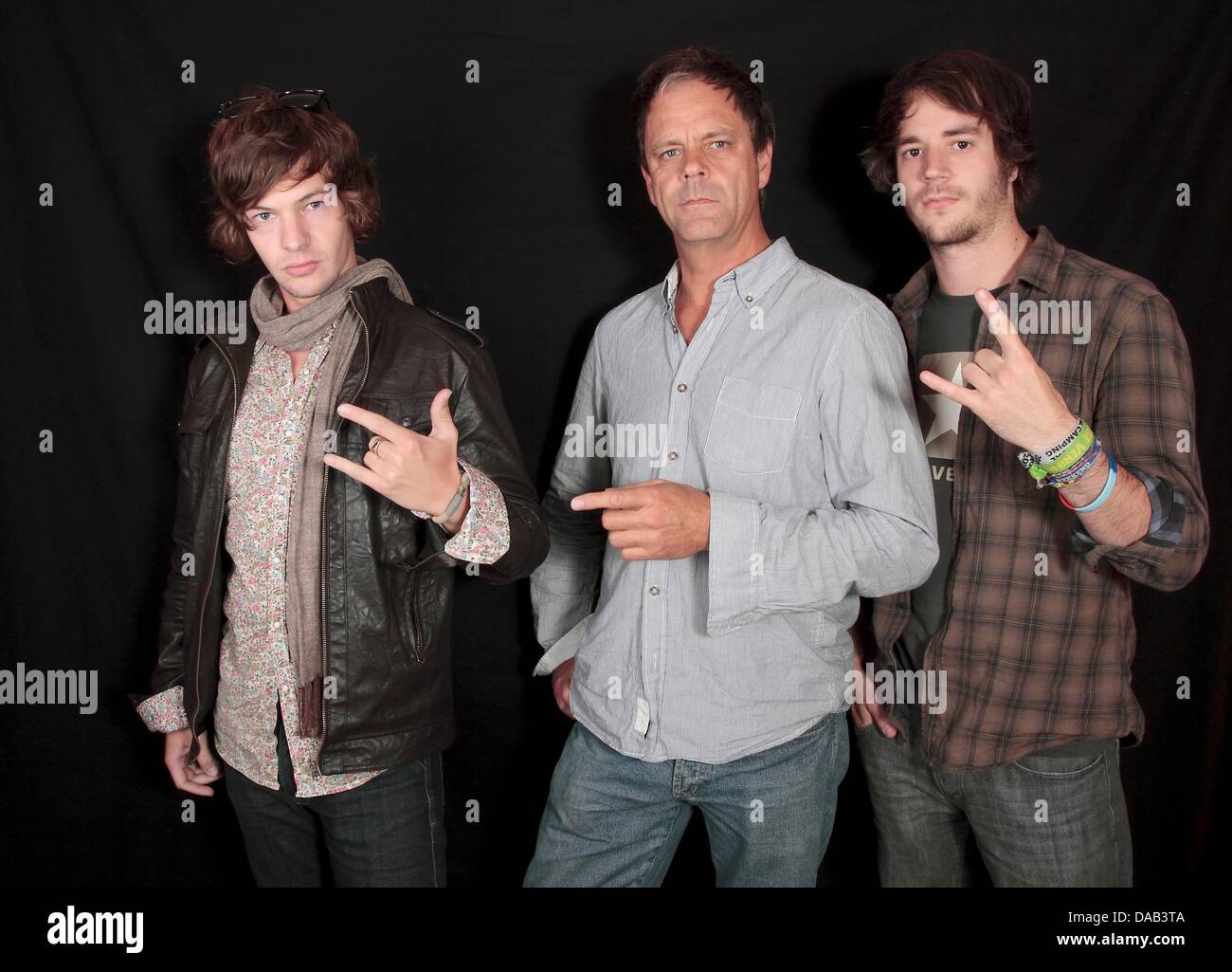 The British blues rock band The Brew with guitarrist Jason Barwick (L ...