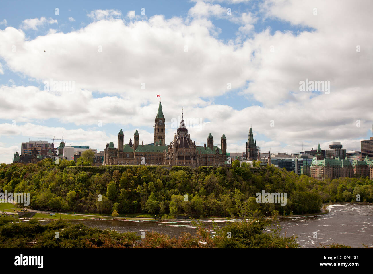 parliament hill government buildings iin ottawa canada Stock Photo - Alamy