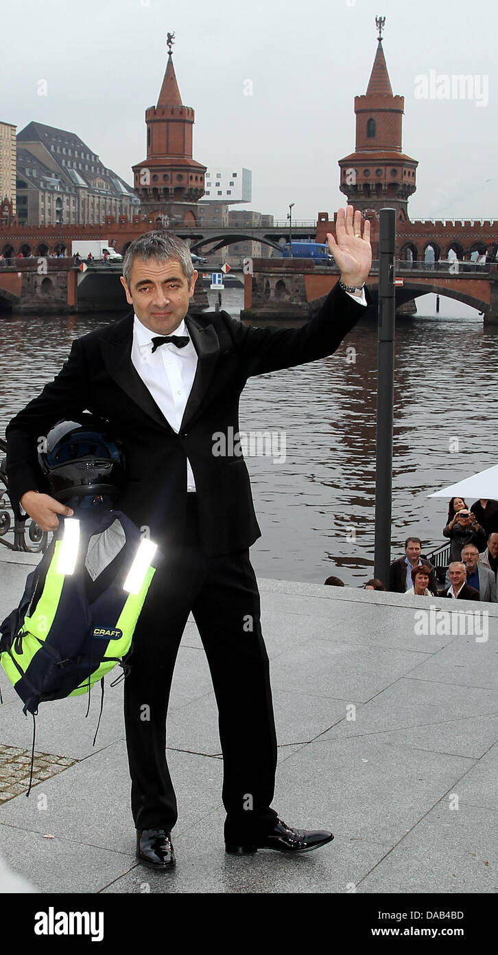 British actor Rowan Atkinson is pictured during a photocall for his new ...