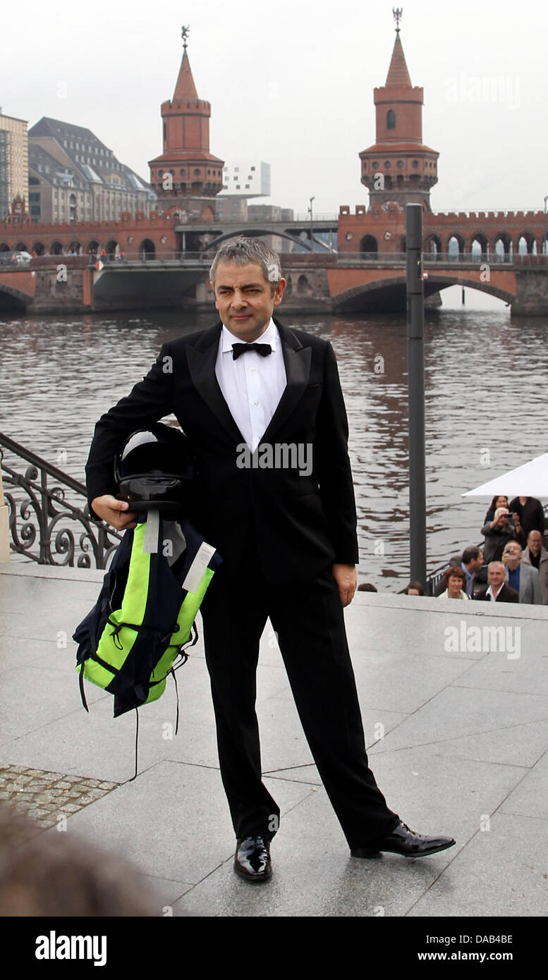 British actor Rowan Atkinson is pictured during a photocall for his new ...
