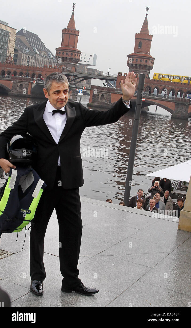 British actor Rowan Atkinson is pictured during a photocall for his new ...