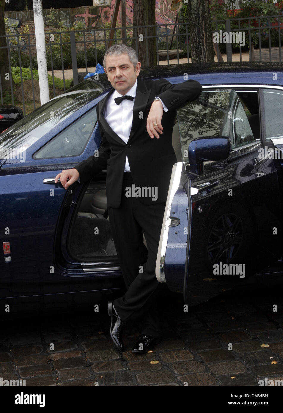 British actor Rowan Atkinson poses during a photocall for his new film ...