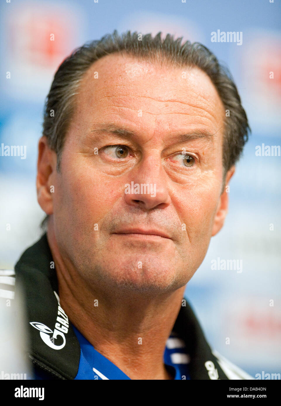 New head coach of FC Schalke 04, Huub Stevens, attends a press ...