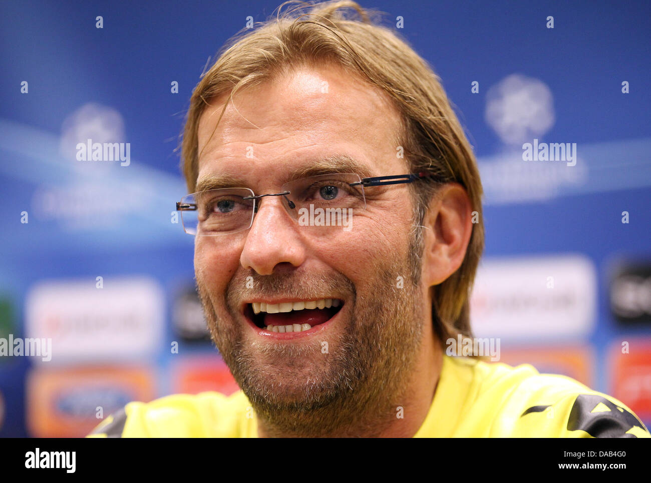 Juergen Klopp, head coach of the Bundesliga club Borussia Dortmund ...
