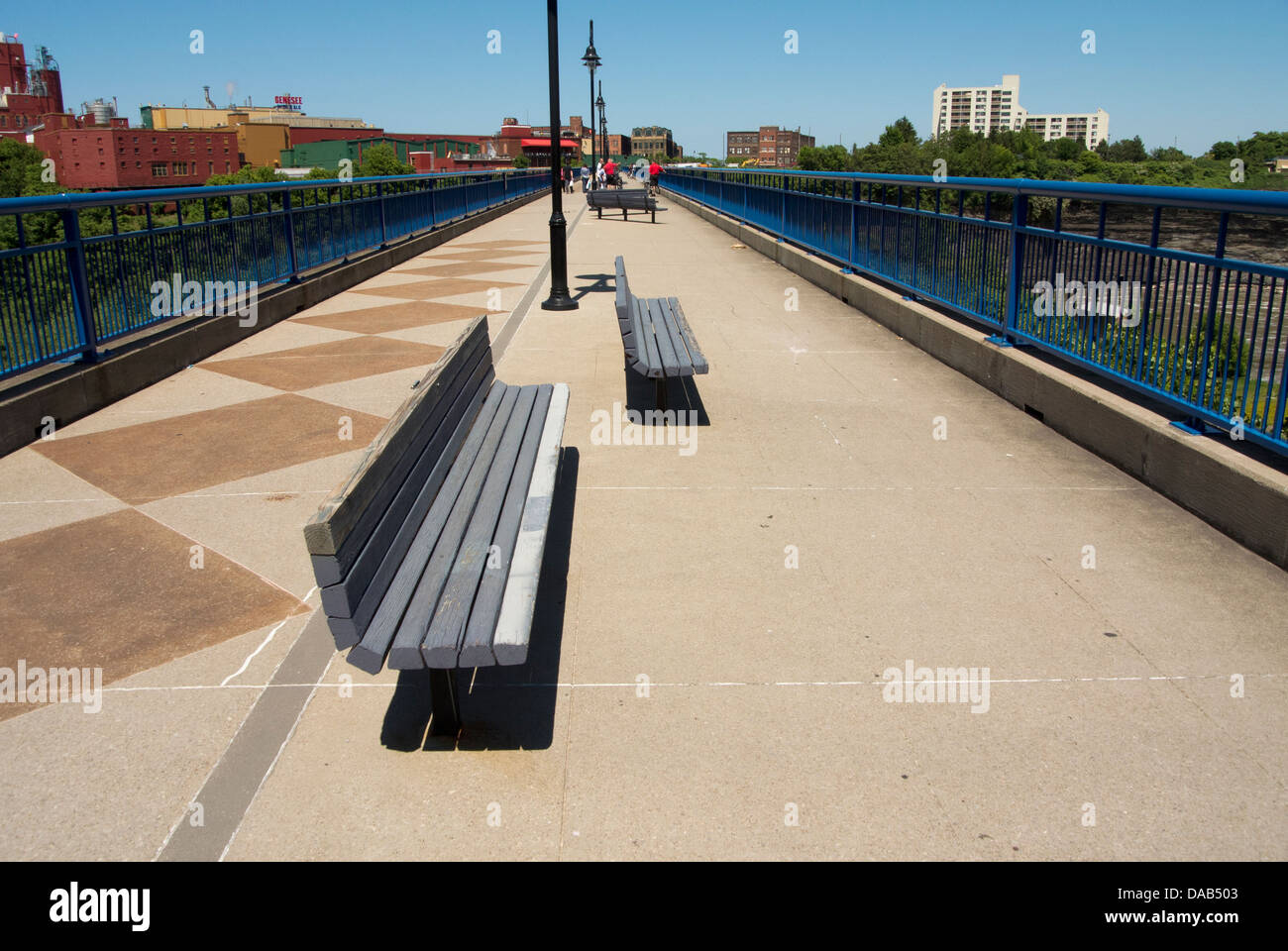 Platt Street bridge, Rochester NY USA Stock Photo - Alamy