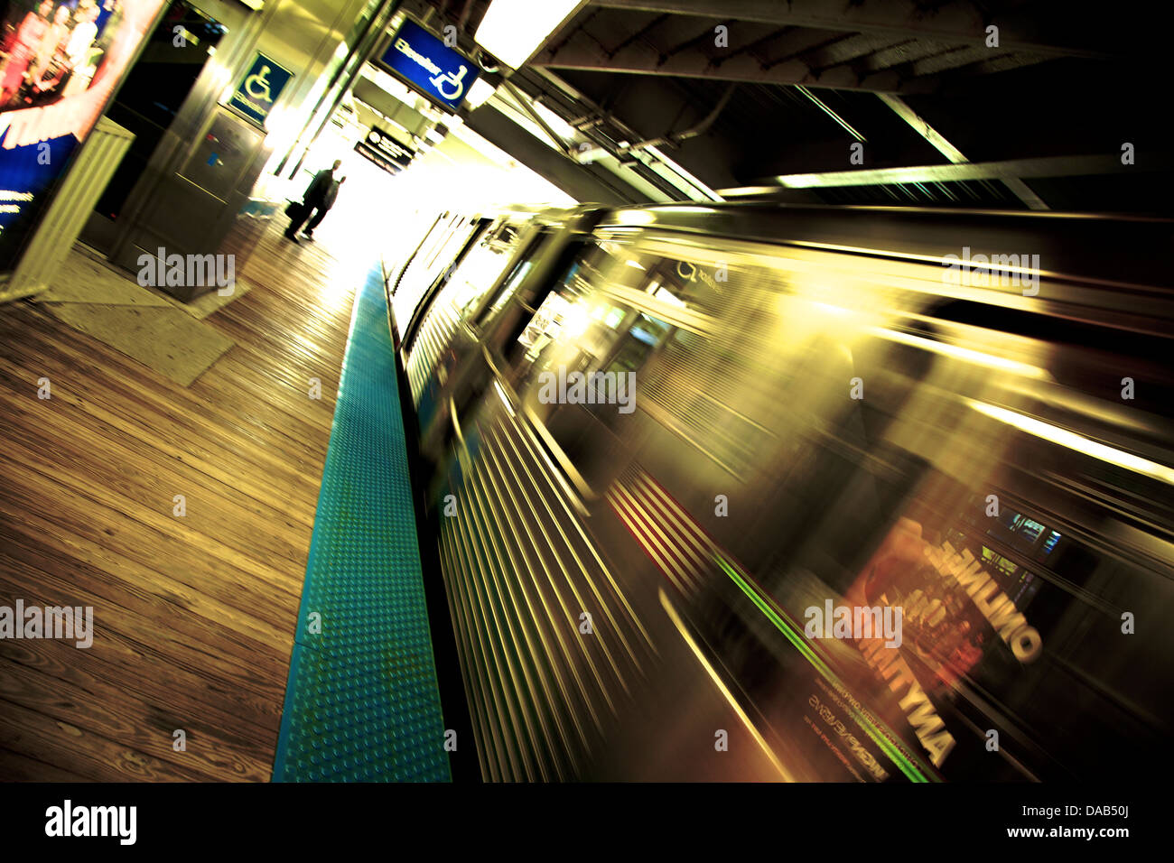 Metro The loop Stock Photo - Alamy