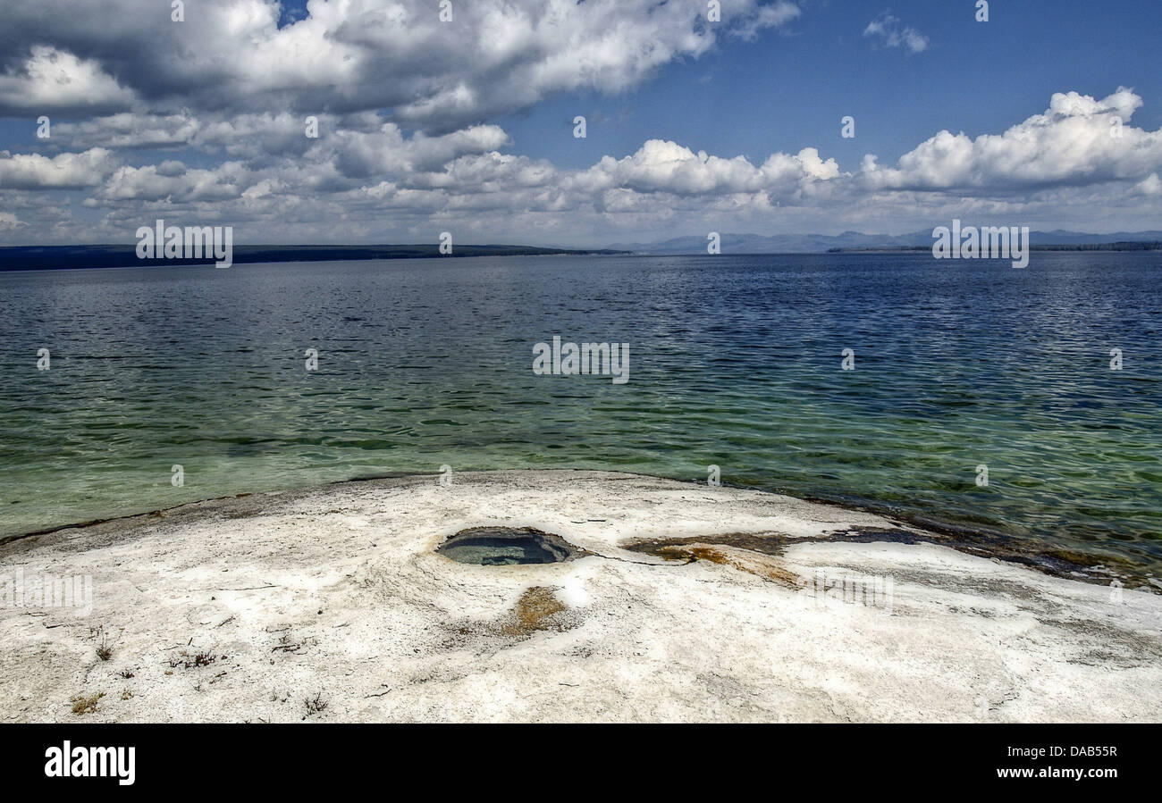 Yellowstone Lake is a large, scenic lake located in Yellowstone ...