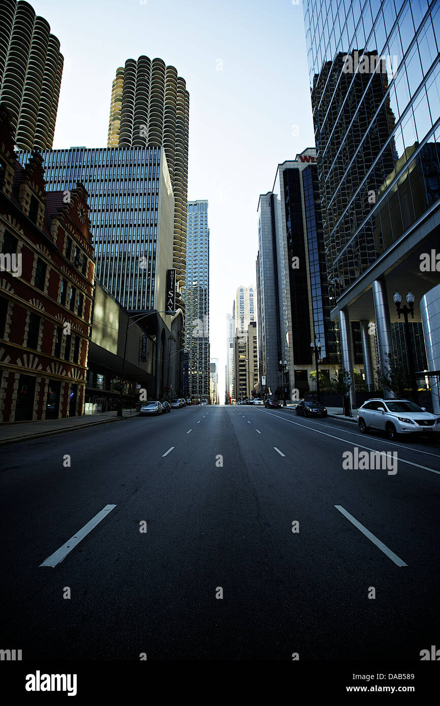 Chicago street view Stock Photo - Alamy
