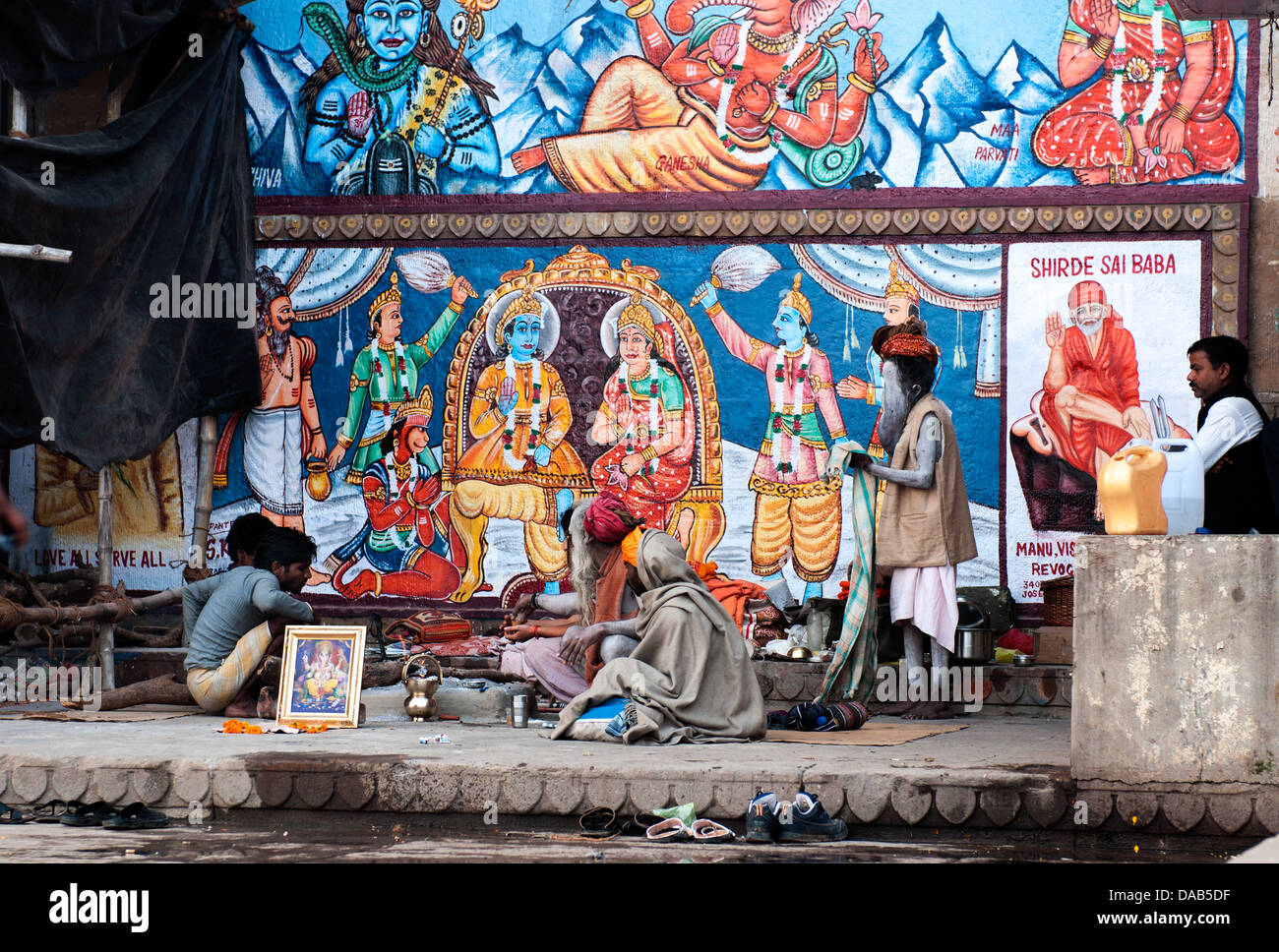 Varanasi ashram hi-res stock photography and images - Alamy