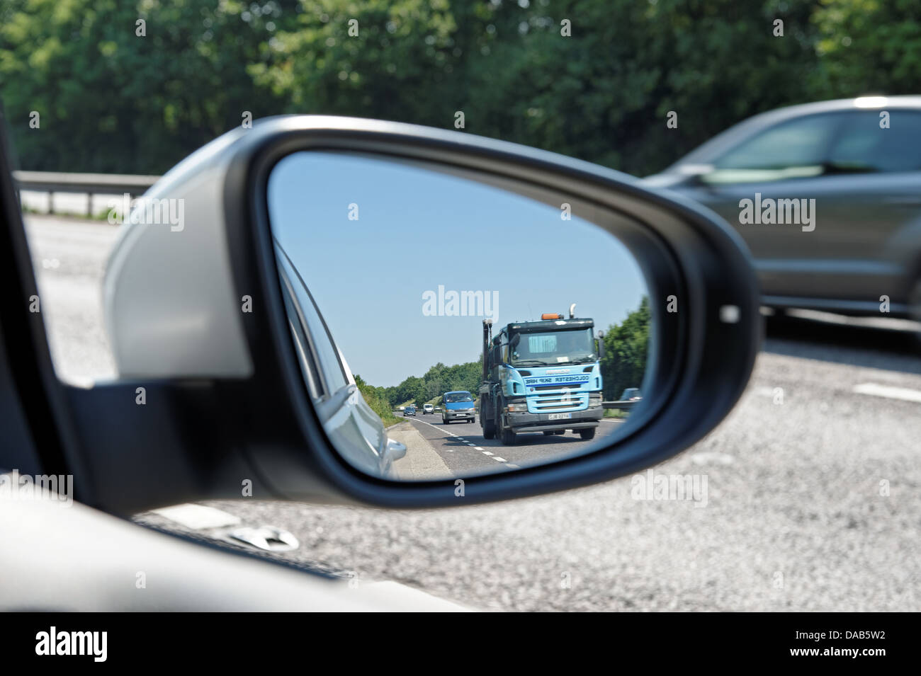 Lorry side view motorway hi-res stock photography and images - Alamy